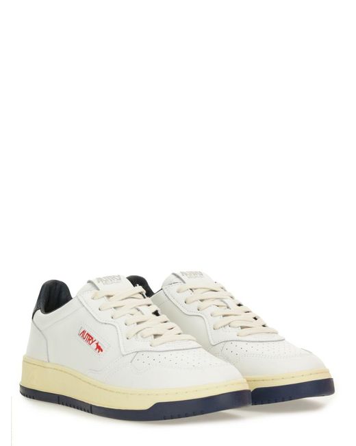 Autry X Maison Kitsune Sneaker Medalist Low in White | Lyst UK