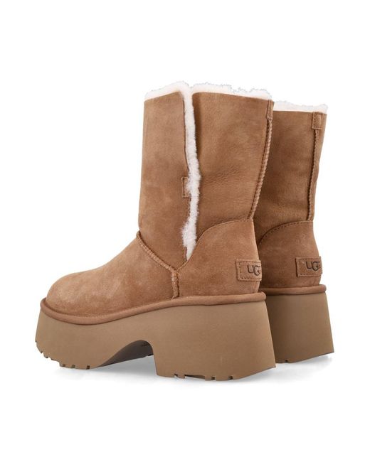 UGG Classic Esmee Twinface Shearling Boots in Brown | Lyst
