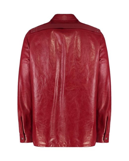 Rick Owens Two Buttoned Front Flap Pockets in Red for Men | Lyst
