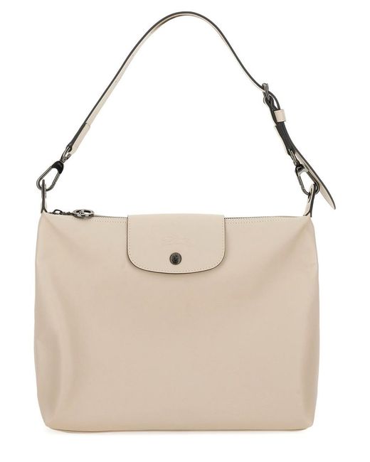 Longchamp "Le Pliage Xtra M" Hobo Bag in Natural | Lyst