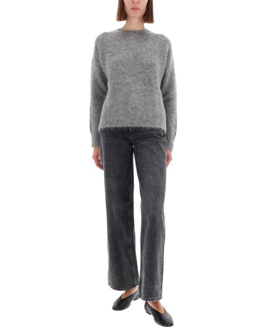AMISH Wool Blend Sweater in Grey | Lyst UK