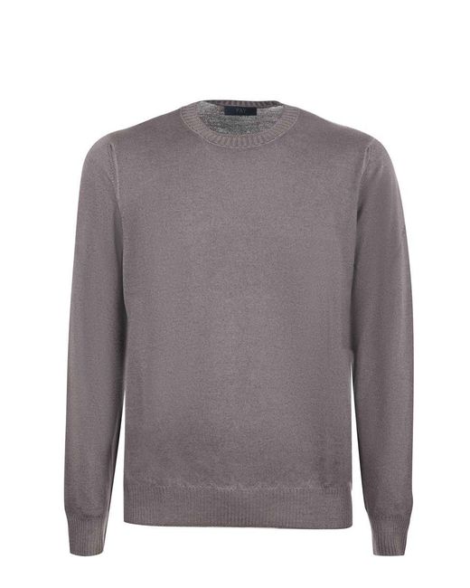 Fay Sweaters in Grey for Men | Lyst UK