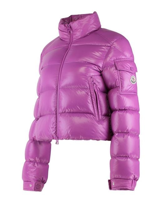 Moncler Piumino Corto Petra in Purple | Lyst UK