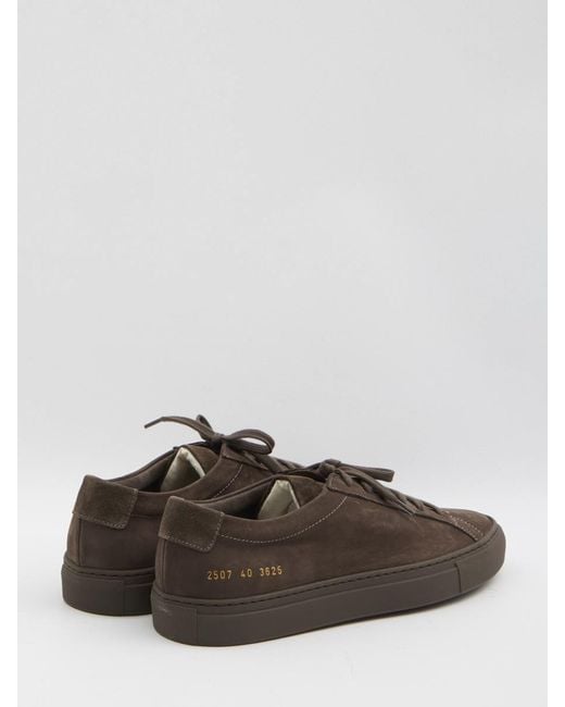 Common Projects Achilles Sneakers in Brown for Men | Lyst UK