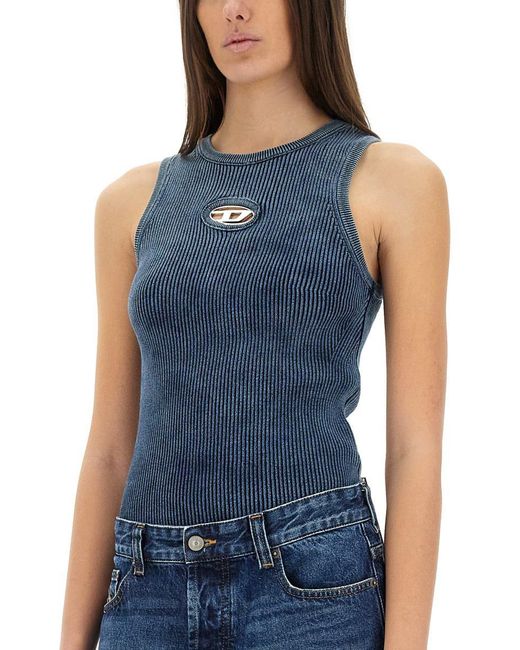 DIESEL Top "Anchor" in Blue | Lyst