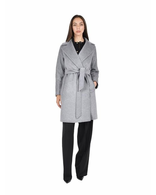 Max Mara Studio Coat in Grey | Lyst UK