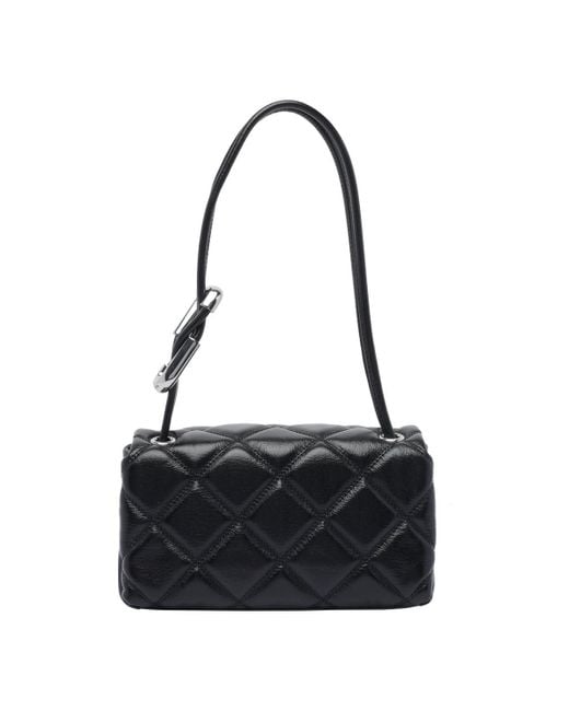 Marc Jacobs The Quilted Mini Dual Shoulder Bag in Black | Lyst