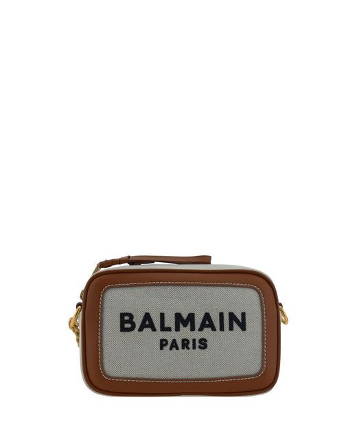Balmain B-Army Crossbody Bag in Gray | Lyst