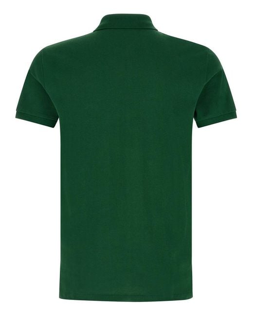 Polo Ralph Lauren Logo Embroidery Polo Shirt in Green for Men | Lyst UK