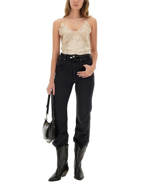Isabel Marant Diandra" Top in Natural | Lyst UK