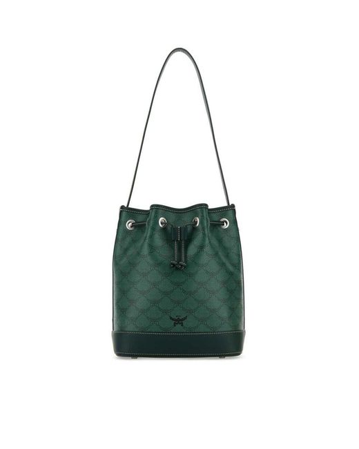 MCM Bags in Green | Lyst