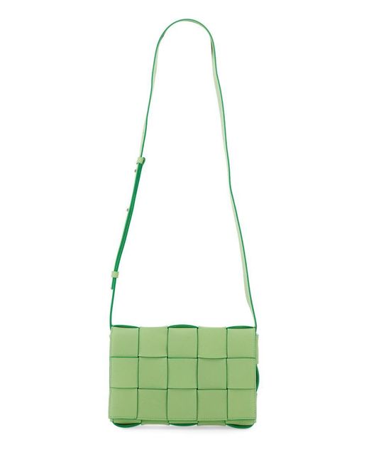 Bottega Veneta Cassette Bag With Double-sided Woven Maxi Pattern in ...