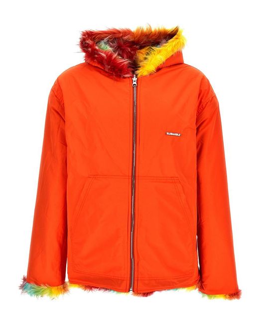 Bluemarble Reversible Hooded Jacket in Red for Men | Lyst