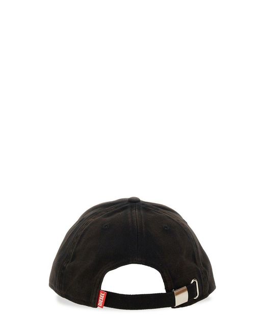 DIESEL Baseball Hat With Logo in Black for Men | Lyst UK