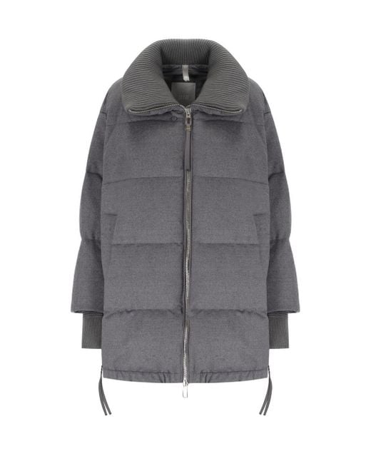 DUNO Blanca Down Jacket in Gray | Lyst