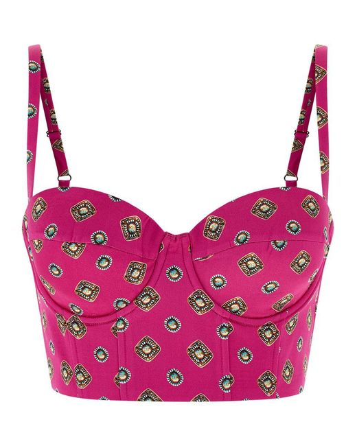 L'Agence 'Sonya' Top in Pink | Lyst UK