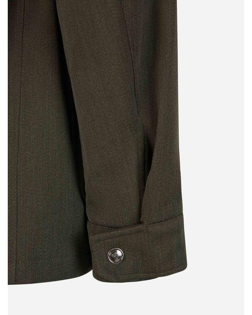 Loro Piana Wool Field Jacket in Green for Men | Lyst