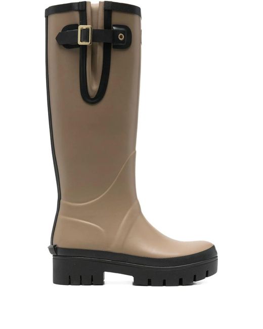 Barbour Leighton Tall Welly Shoes | Lyst UK