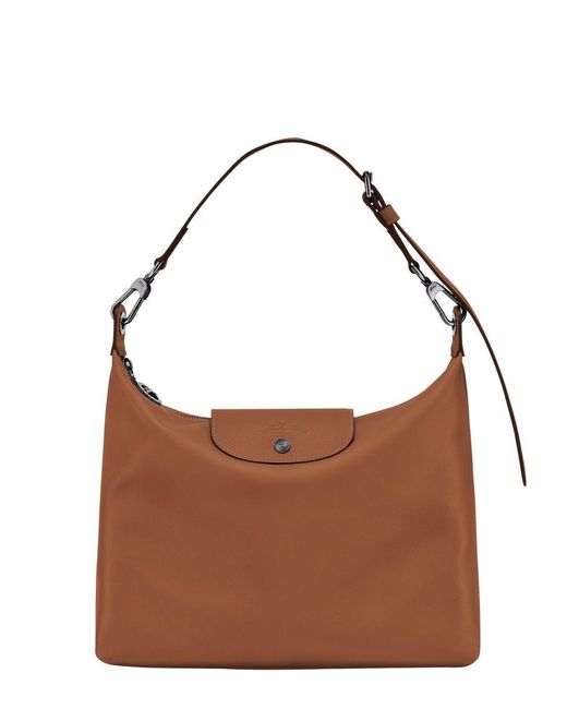 Longchamp "Le Pliage Xtra" Medium Shoulder Bag in Brown | Lyst