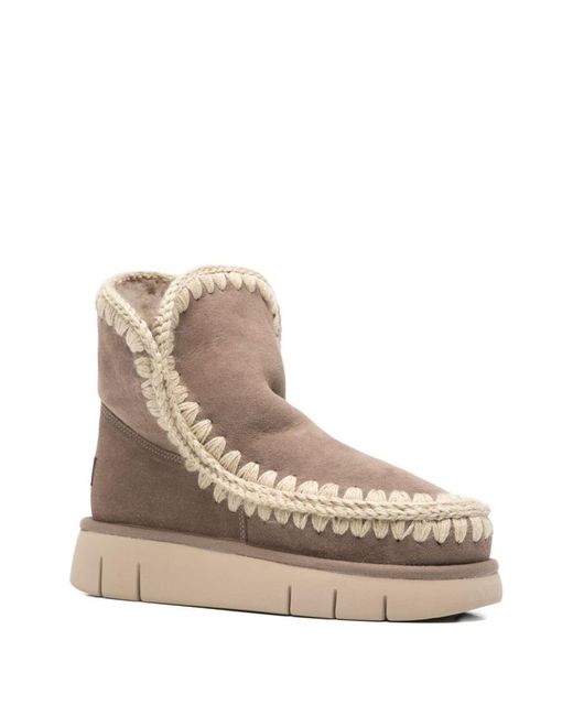 Mou Boots in Natural | Lyst