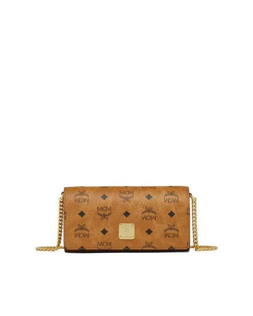 MCM Tote Bags in Brown | Lyst UK