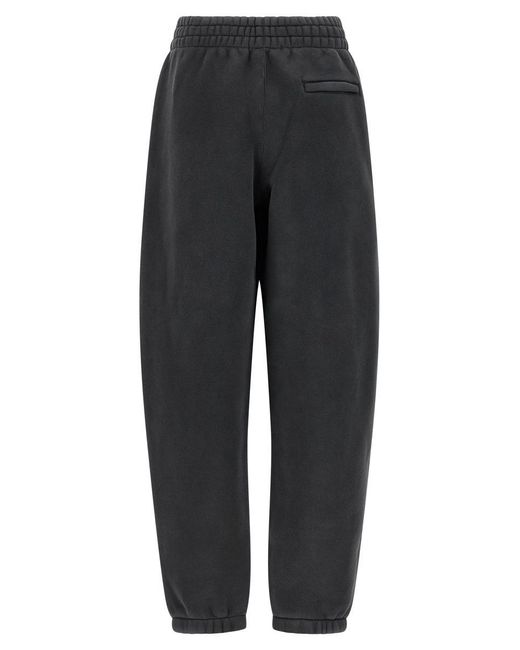 T By Alexander Wang 'Hotfix Logo' Joggers in Black | Lyst UK