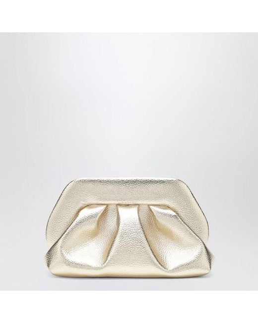 THEMOIRÈ Golden Tia Clutch in Natural | Lyst UK