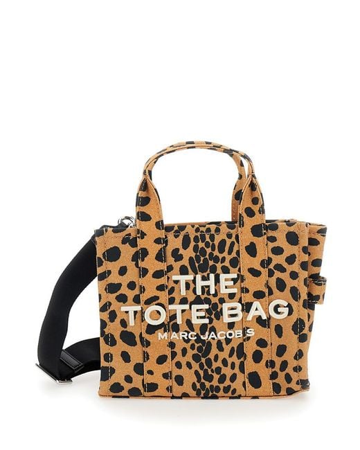 Marc Jacobs 'The Small Tote Bag' Handbag With All-Over Leopard Print ...