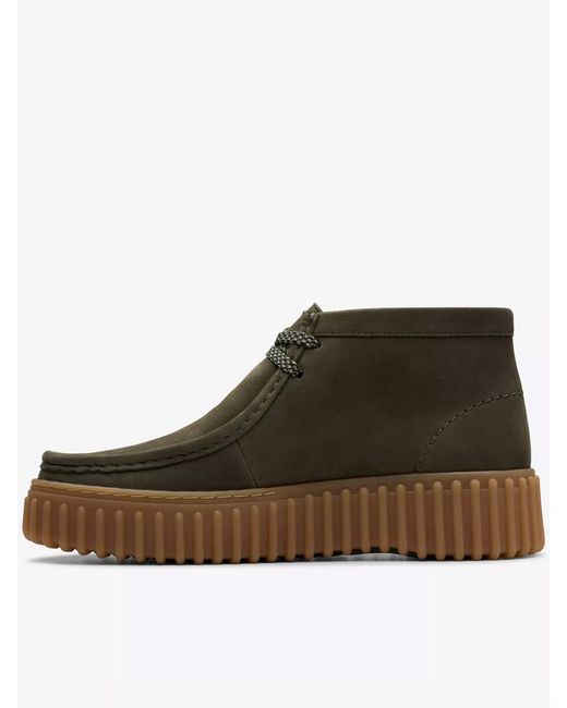 Clarks Torhill Moss Shoes in Brown | Lyst