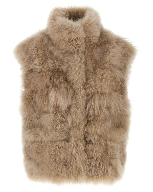 Simonetta Ravizza 'alfred' Vest in Brown | Lyst