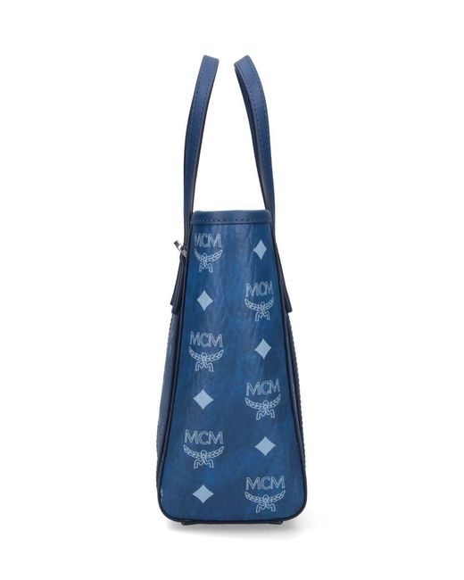 MCM Bags in Blue | Lyst