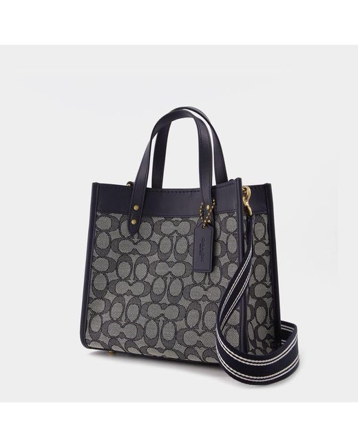 COACH Field Tote 22 Tote Bag in Black | Lyst