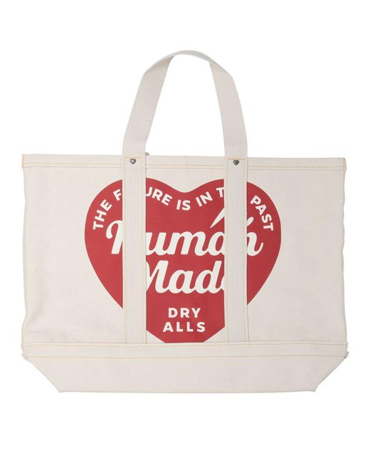 Human Made Logo Tote Bag in Pink for Men | Lyst