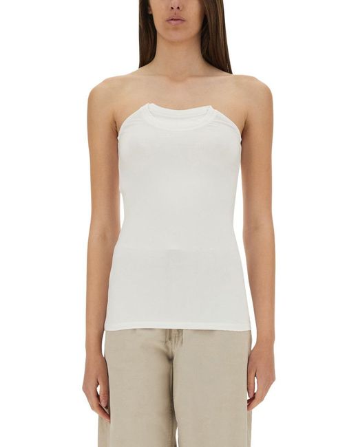 Paloma Wool "folded Crew" Top in White | Lyst