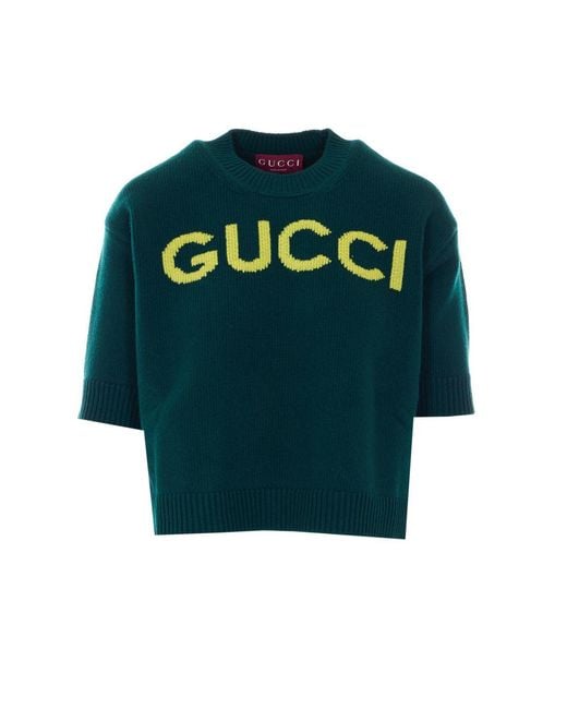Gucci Top in Green | Lyst UK