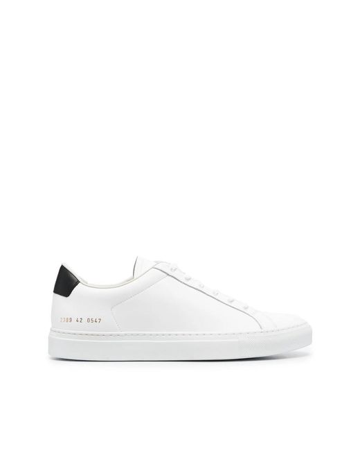 Common Projects Calf Leather Classic Sneaker in White for Men | Lyst UK