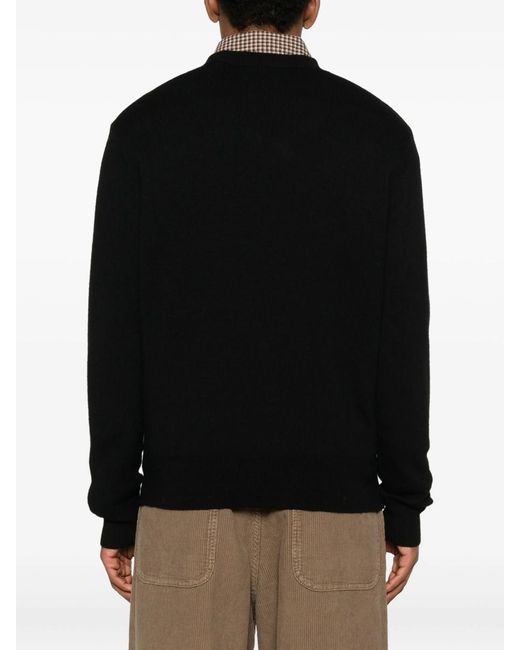 sunflower Moon Merino V Neck Clothing in Black for Men | Lyst
