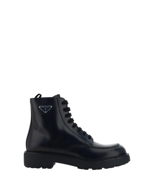 Prada Boots in Black for Men | Lyst