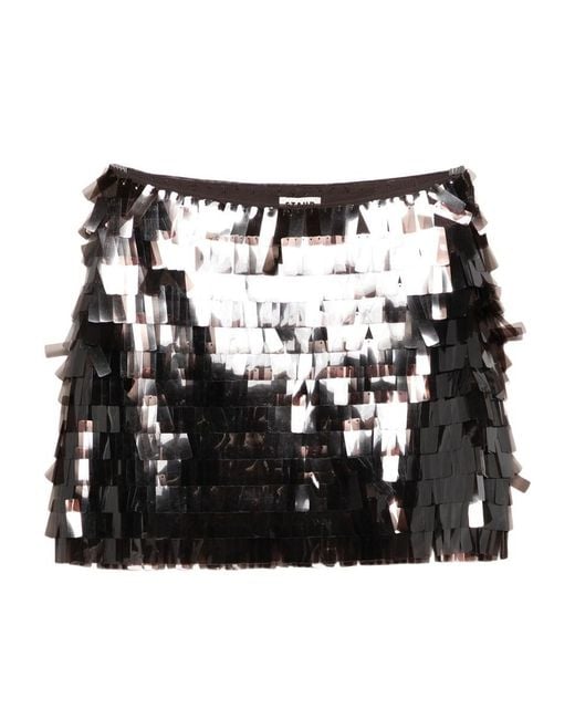 STAUD Max Skirt Earth in Black | Lyst UK