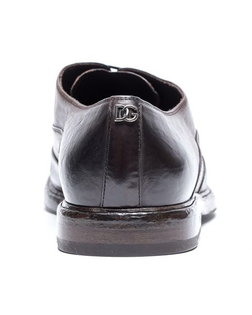 Dolce & Gabbana Flat Shoes in Brown for Men | Lyst UK