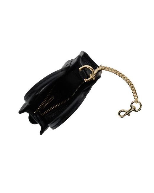 Marc Jacobs 'The Nano Tote Bag' Key-Chain With Embossed Logo in Black ...