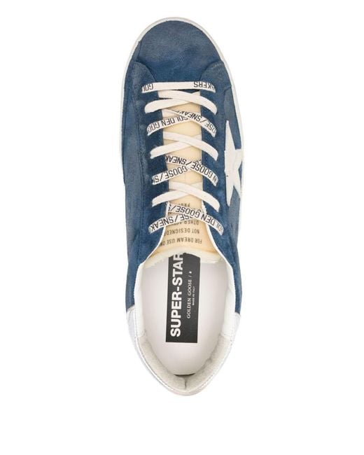 Golden Goose Iconic Superstar Sneakers in Blue for Men | Lyst UK