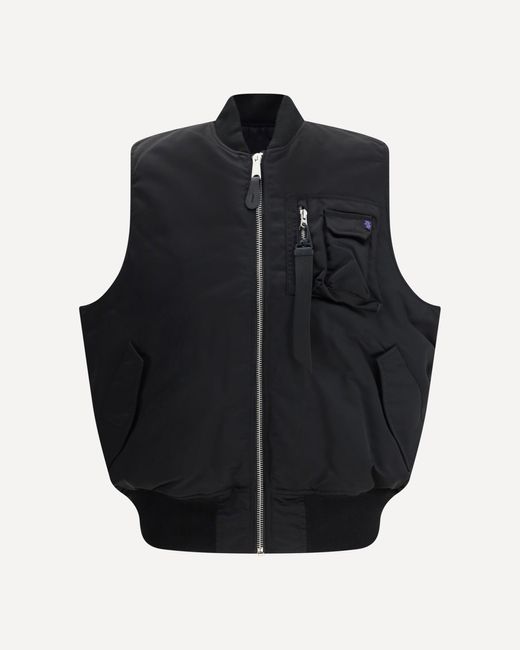 Alpha Industries Ma-1 Base Vest in Black for Men | Lyst UK