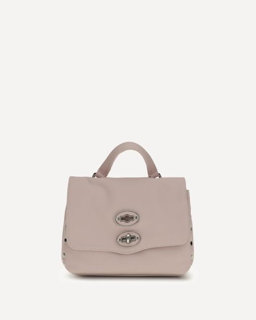 Zanellato Saeta Baby Leather Postina Handbag in Natural | Lyst UK