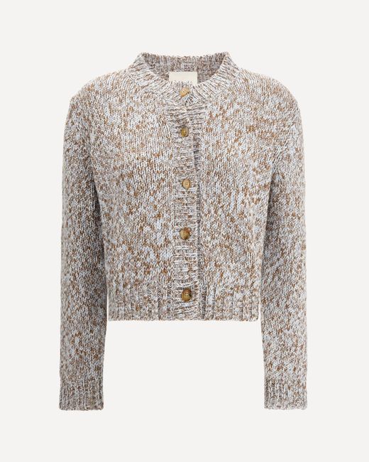 Crida Milano Riga Cardigan in White | Lyst UK