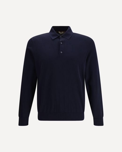 Loro Piana Ice Wish Polo in Blue for Men | Lyst UK