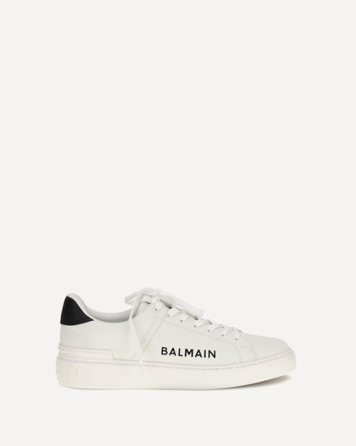Balmain B-Court Sneakers in White for Men | Lyst UK