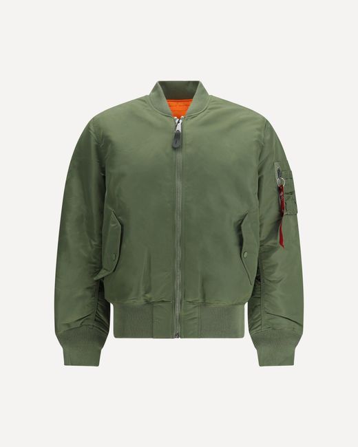 Alpha Industries Ma-1 Heritage Bomber Jacket in Green for Men | Lyst