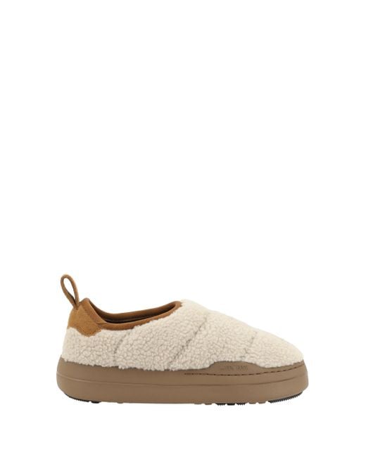 Moon Boot Park Puffer Shoes in White | Lyst