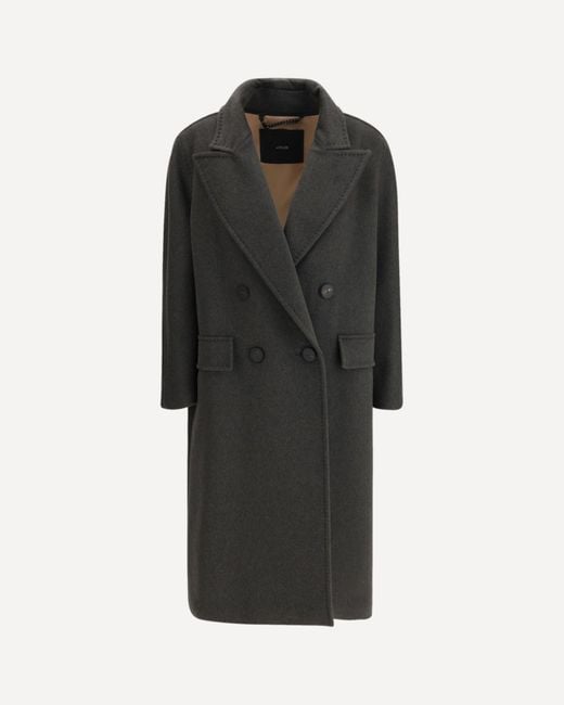 Max Mara Angus Coat in Black | Lyst UK